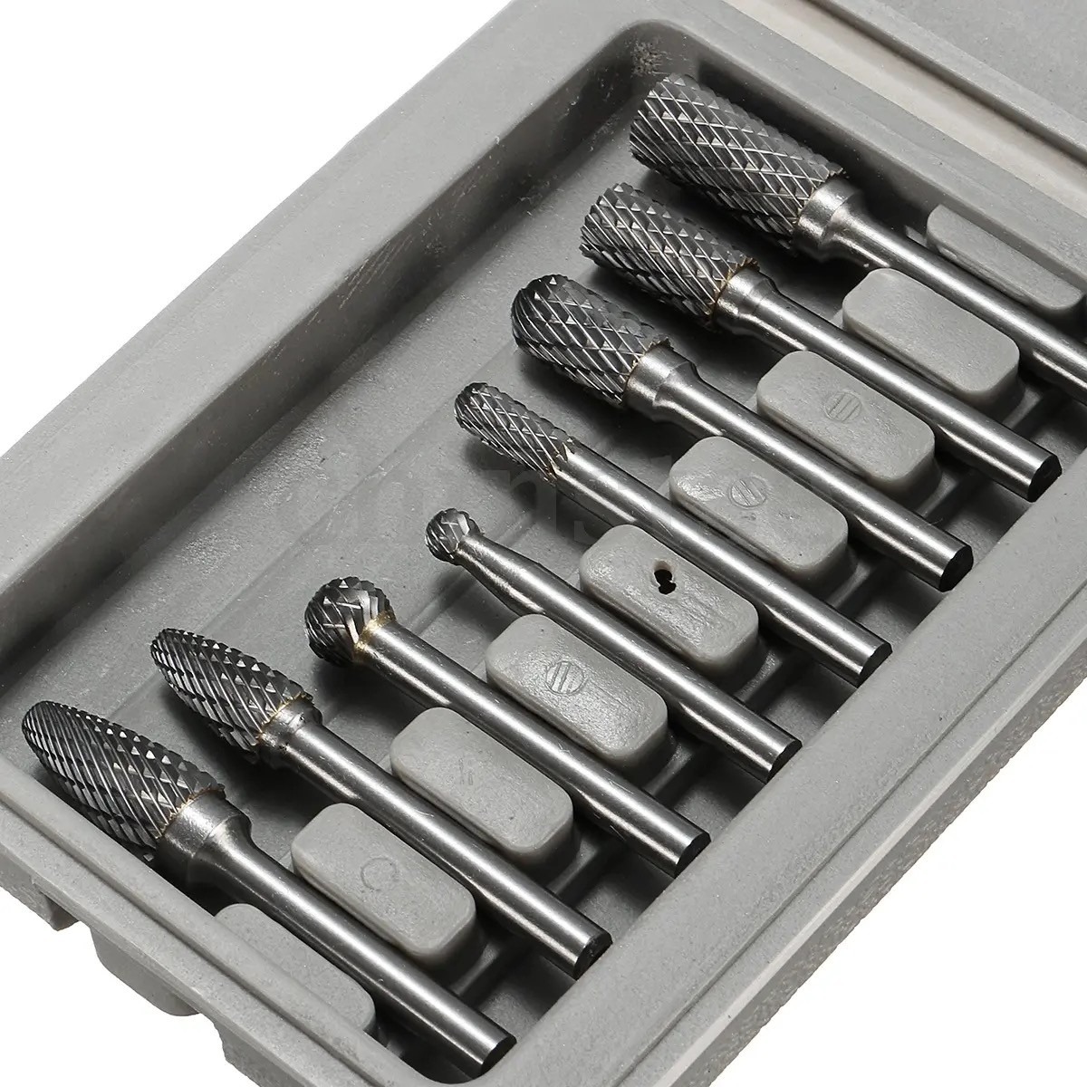 Finishing Tungsten Carbide Burr Set 8pcs Standard Double Cut Carbide ...