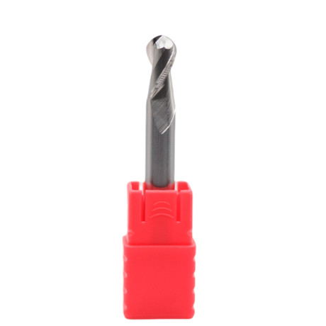 HRC 55° R3*6*12*6*150L 2 Flutes Ball Nose End Mill For Aluminum Without ...